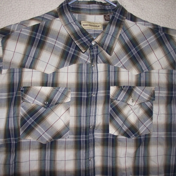 Bit & Bridle | Shirts | Bit Bridle Plaid Western Shirt | Poshmark